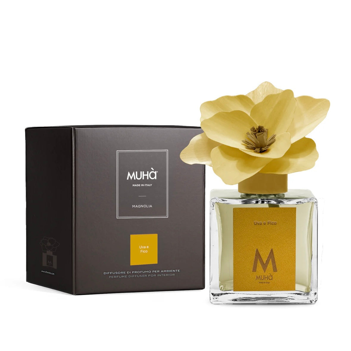 MUHÀ Magnolia Diffuser Profumatore ambiente con magnolia 500ml - Uva e ...